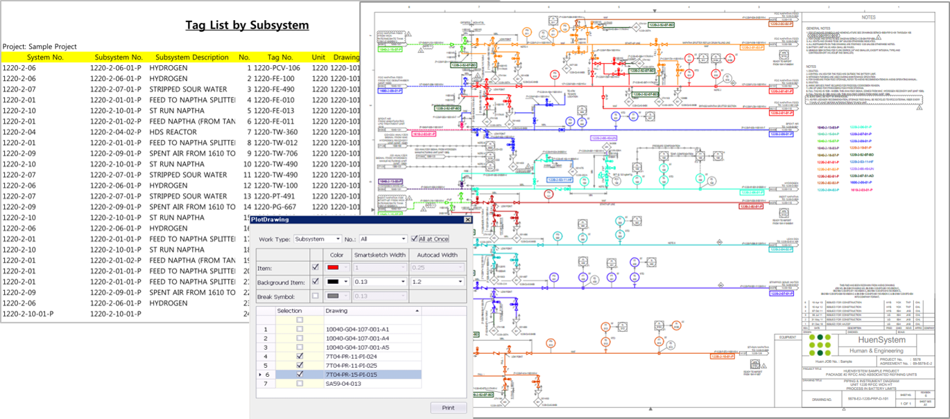 PID Markup > Solution List | HuenSystem